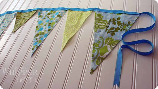 {Tutorial} Fabric Bunting